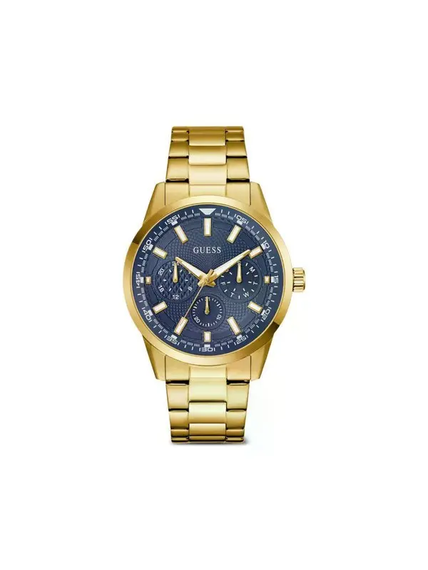 Guess 44mm Chronograph Bracelet Watch - Blue