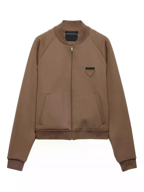 Prada Logo-patch Bomber Jacket