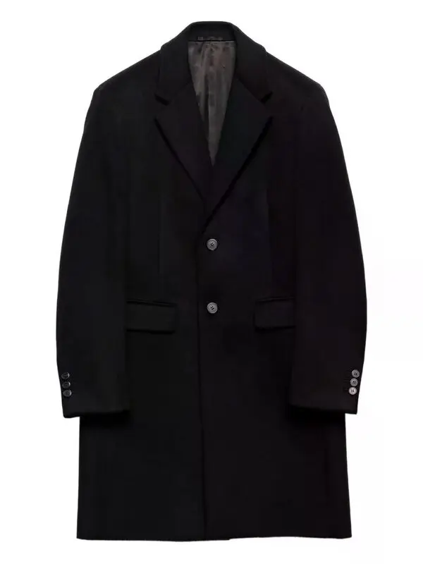 Prada Notch-lapel Wool Coat
