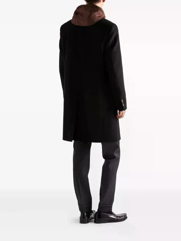 Prada Notch-lapel Wool Coat