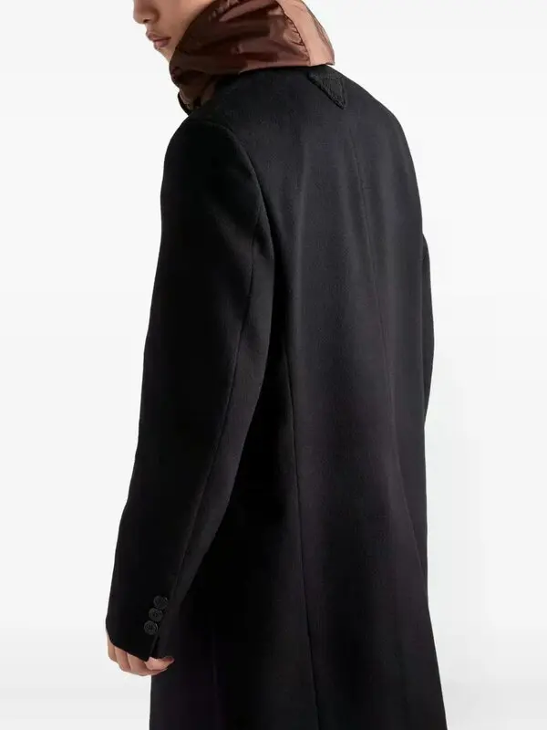 Prada Notch-lapel Wool Coat