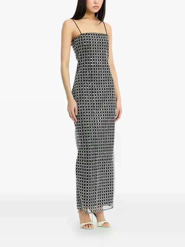 Remain Birger Christensen Beaded Slip Maxi Dress