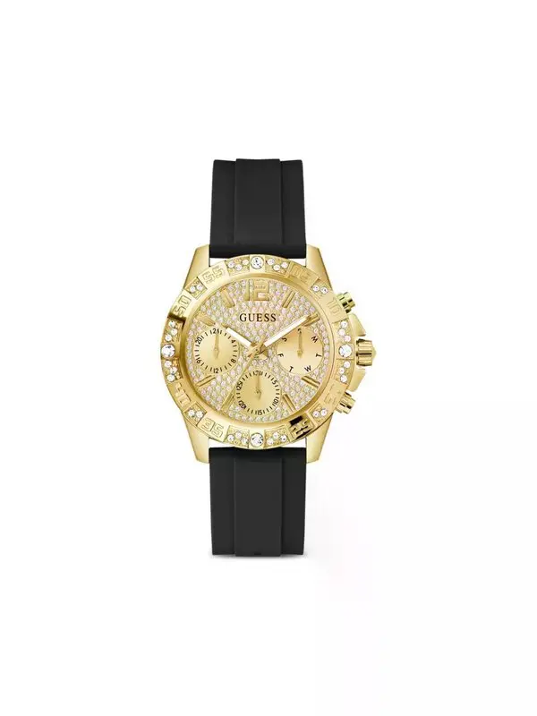 Guess Crystal-embellished Chronograph 40mm - Gold