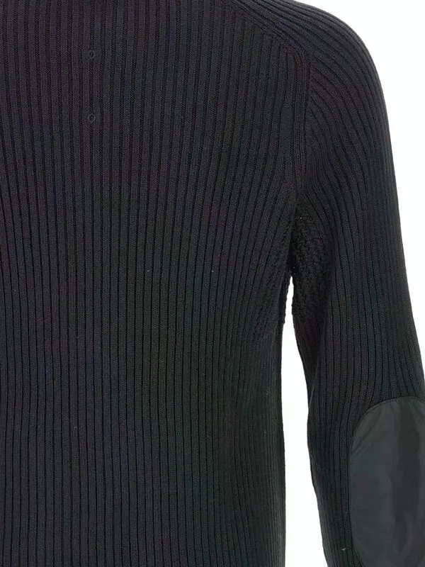 Premiata Ribbed Knit Zip-up Cardigan - Blue