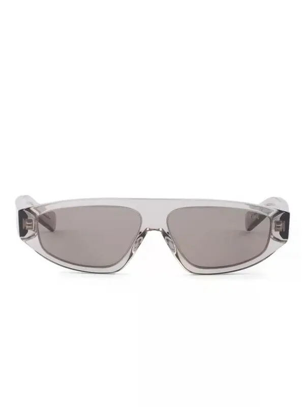 Prada Geometric-frame Sunglasses - Grey