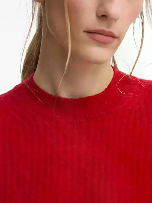 HERSKIND Round-neck Ribbed Sweater