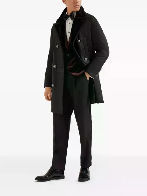 Brunello Cucinelli Pleated Tuxedo Shirt