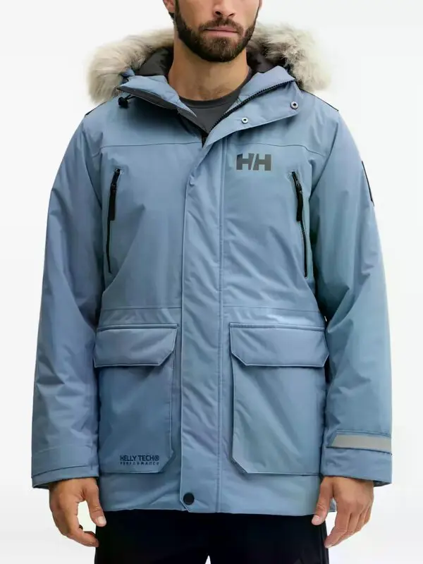 Helly Hansen Reine Hooded Parka Coat - Blue