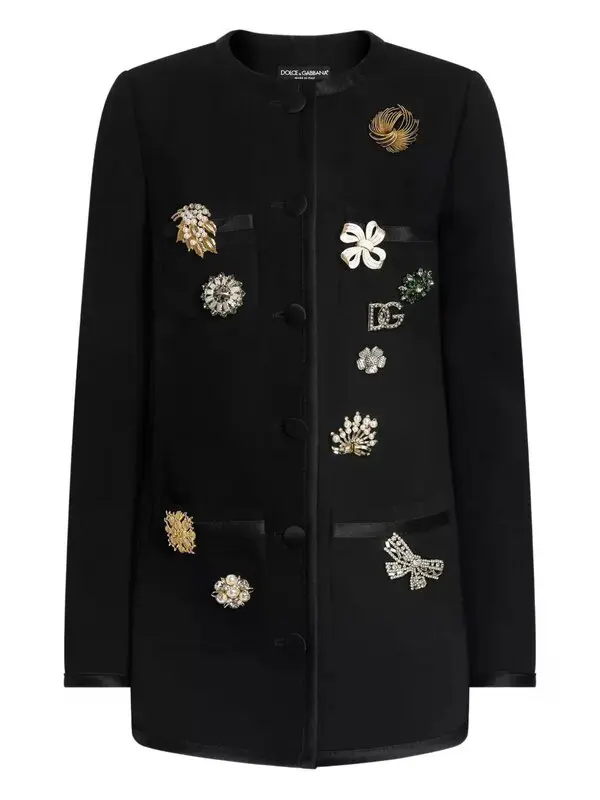 Dolce & Gabbana Embellished Button-front Jacket
