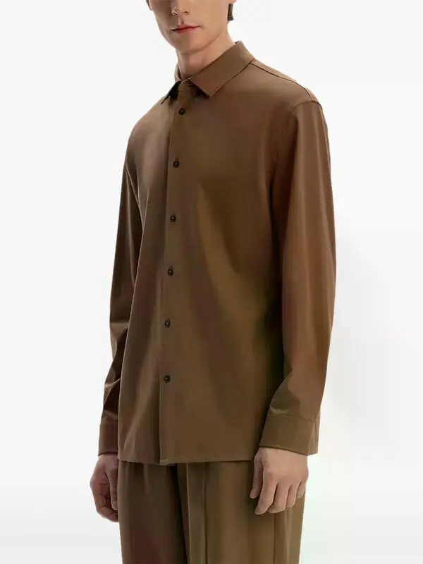 12 STOREEZ Button Pima Cotton Shirt