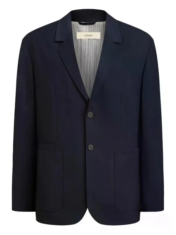 12 STOREEZ Wool-blend Blazer