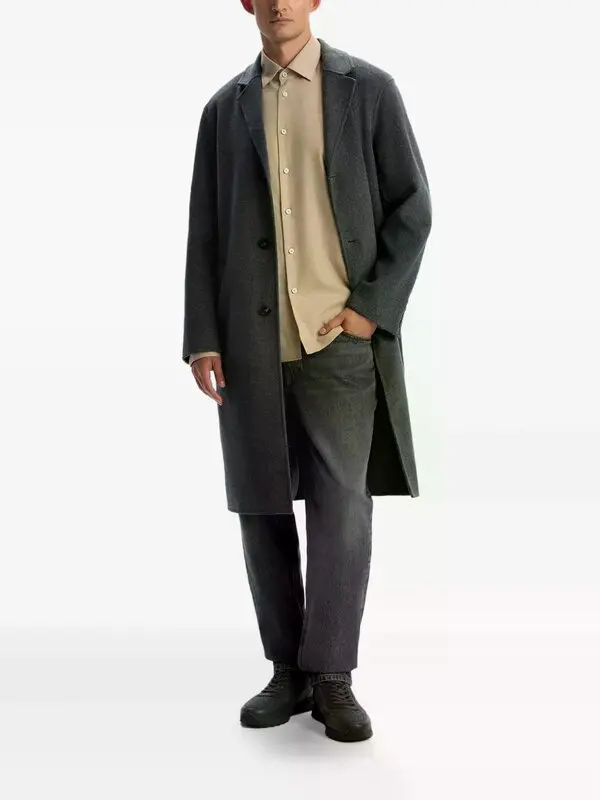 12 STOREEZ Cotton Flannel Shirt - Neutrals