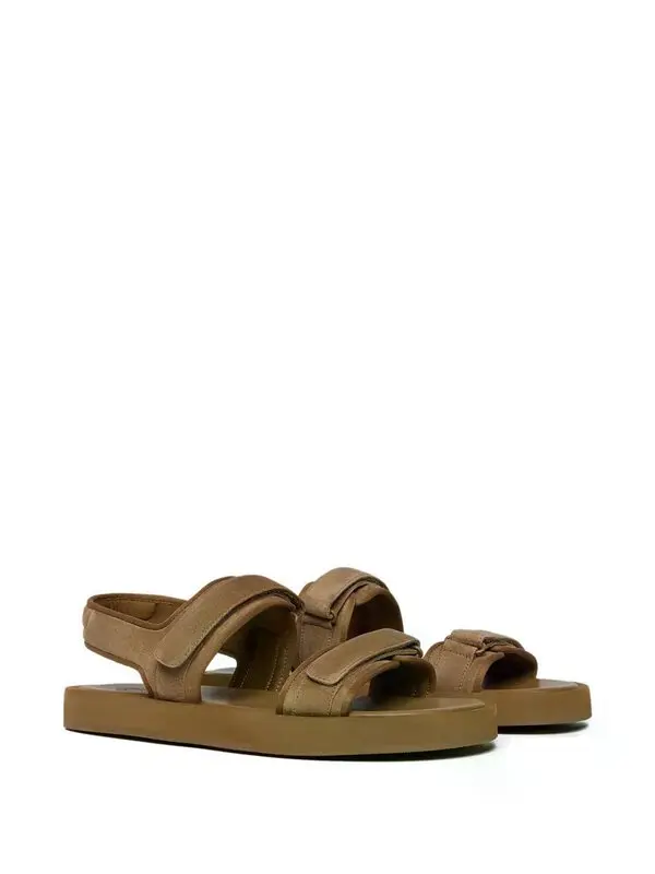 12 STOREEZ Touch-strap Suede Sandals