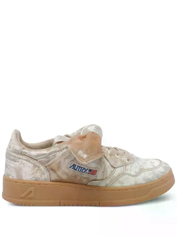 AUTRY Medalist Sneakers With Bow Detail - Neutrals