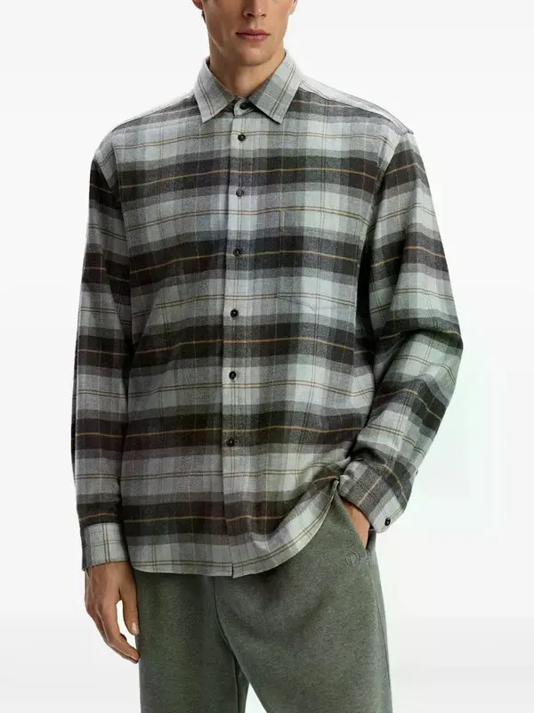 12 STOREEZ Checked Flannel Shirt