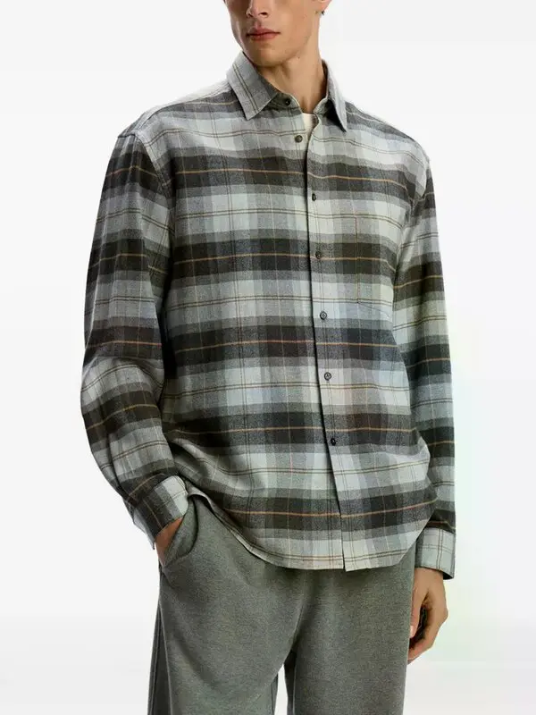 12 STOREEZ Checked Flannel Shirt