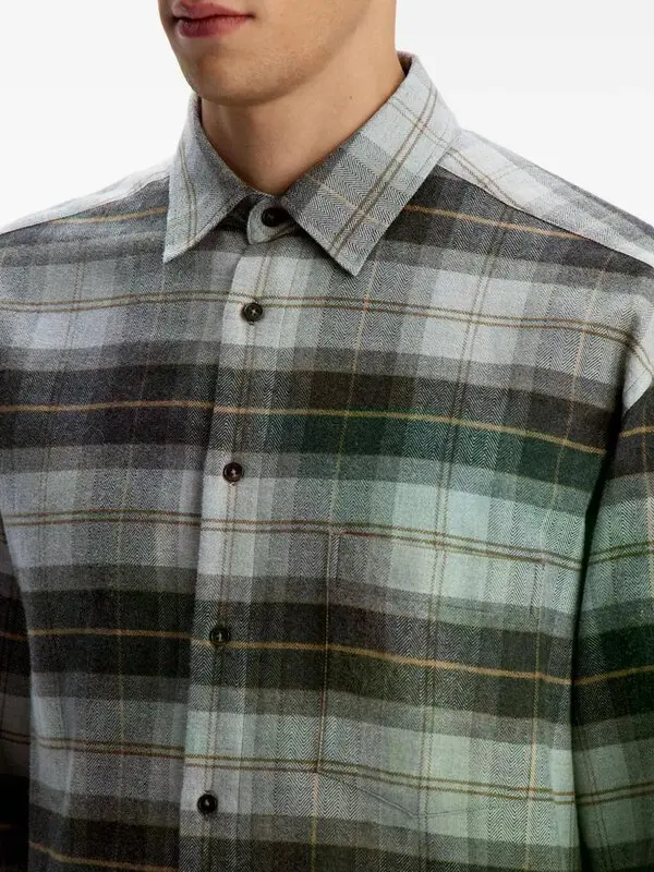 12 STOREEZ Checked Flannel Shirt