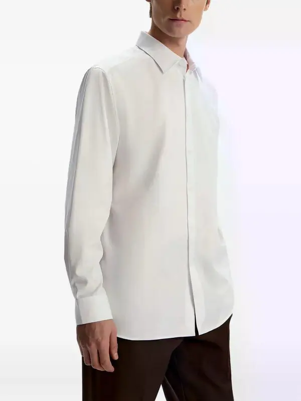 12 STOREEZ Button Wrinkle-resistant Cotton Shirt