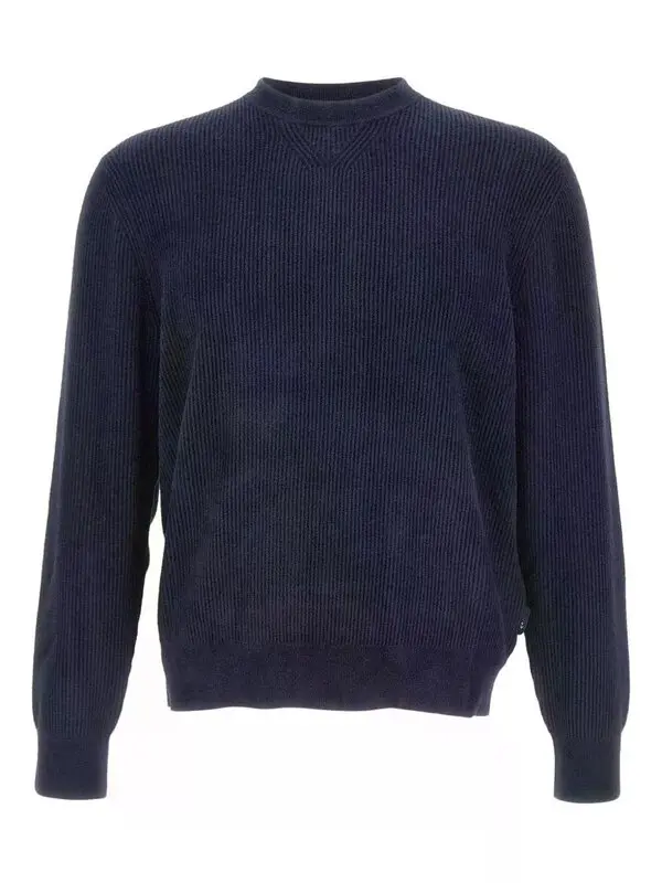 BOSS Ribbed Crew-neck Sweater