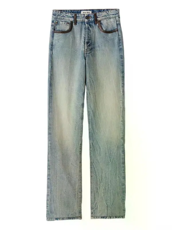 Miu Miu Patch-pocket Jeans