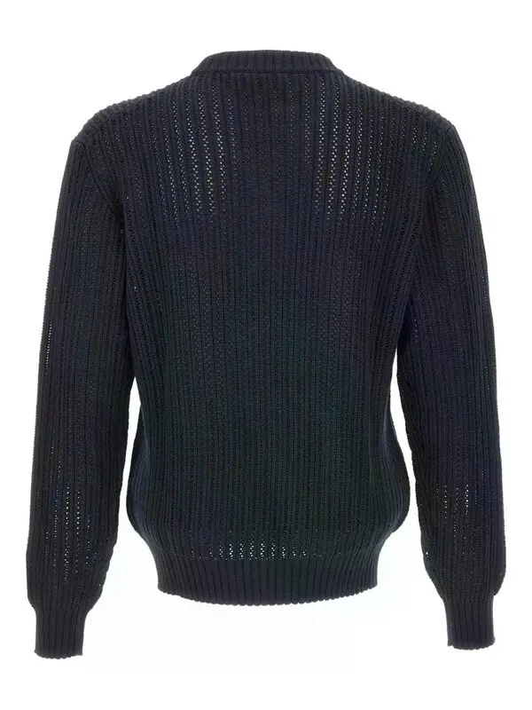 FILIPPO DE LAURENTIIS Ribbed Wool Sweater - Blue
