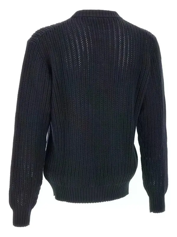 FILIPPO DE LAURENTIIS Ribbed Wool Sweater - Blue
