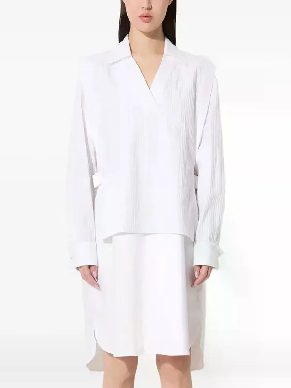 Kenzo V-neck Midi Shirt Dress