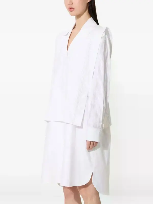 Kenzo V-neck Midi Shirt Dress