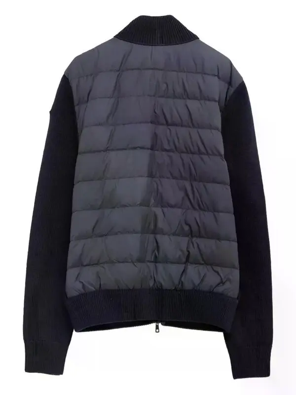 Moncler Quilted Zip Cardigan
