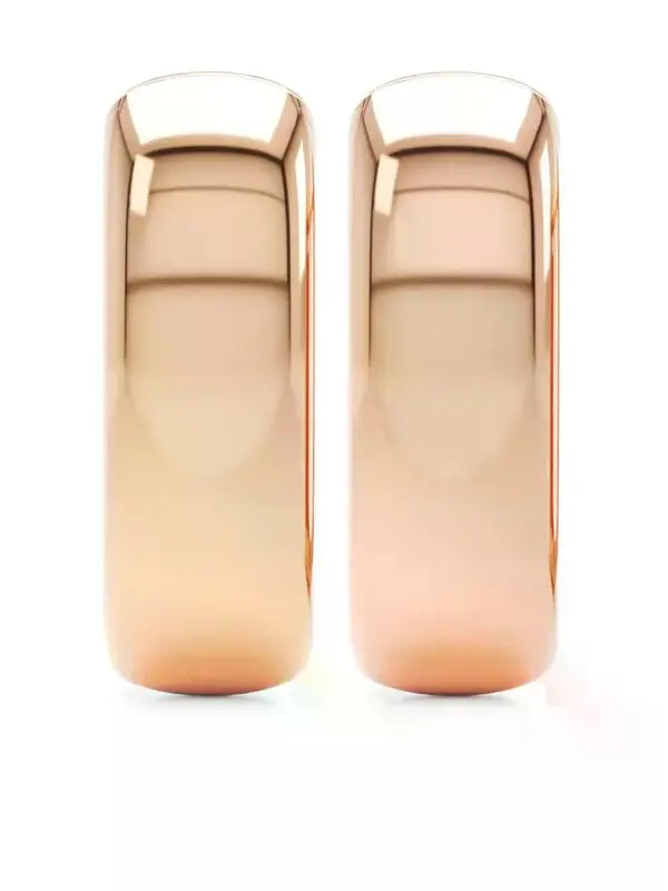 LOEV 14k Rose Gold Allday Huggie Earrings - Pink