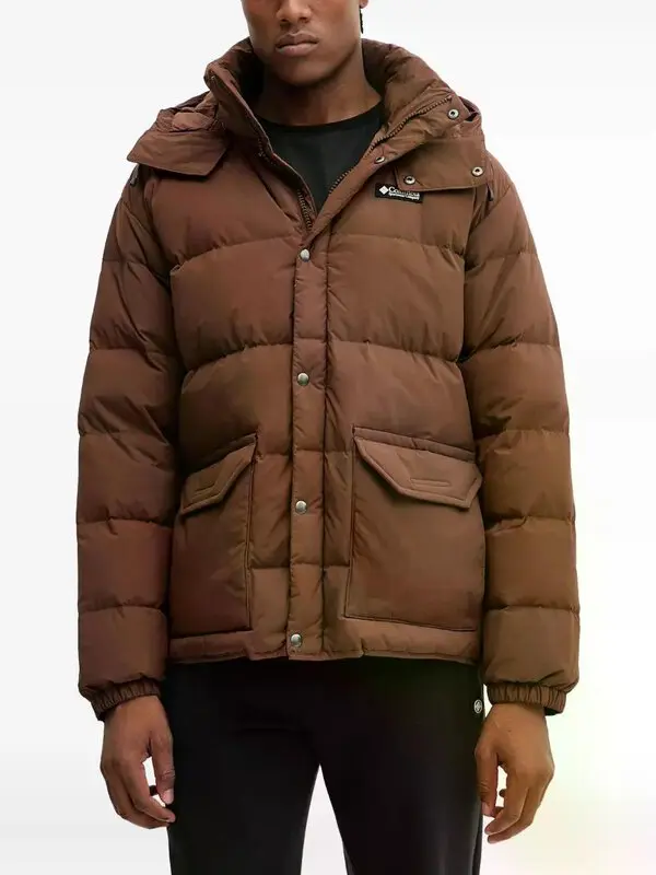 Columbia Padded Hooded Jacket - Brown