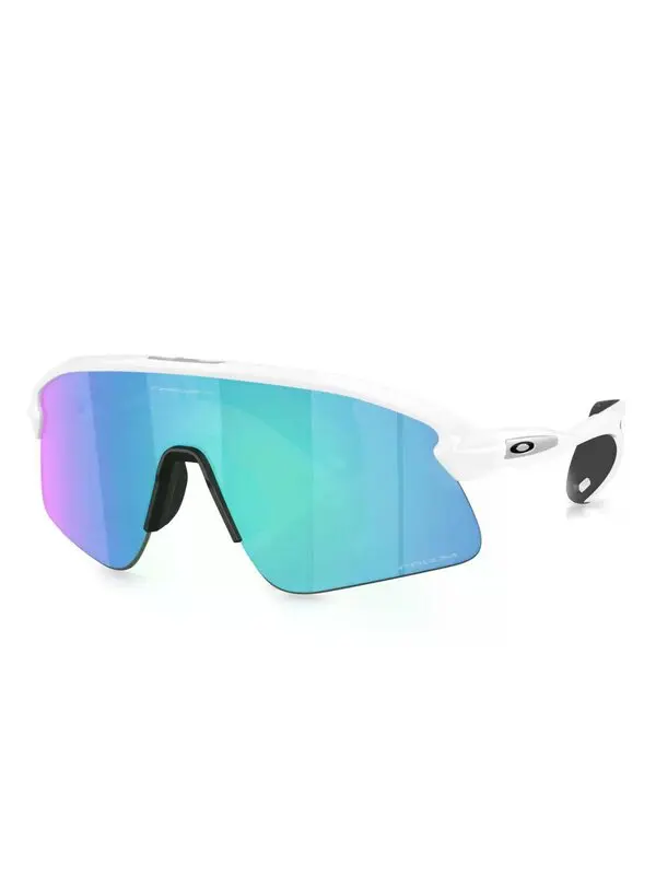Oakley Geometric Shield-frame Sunglasses - White