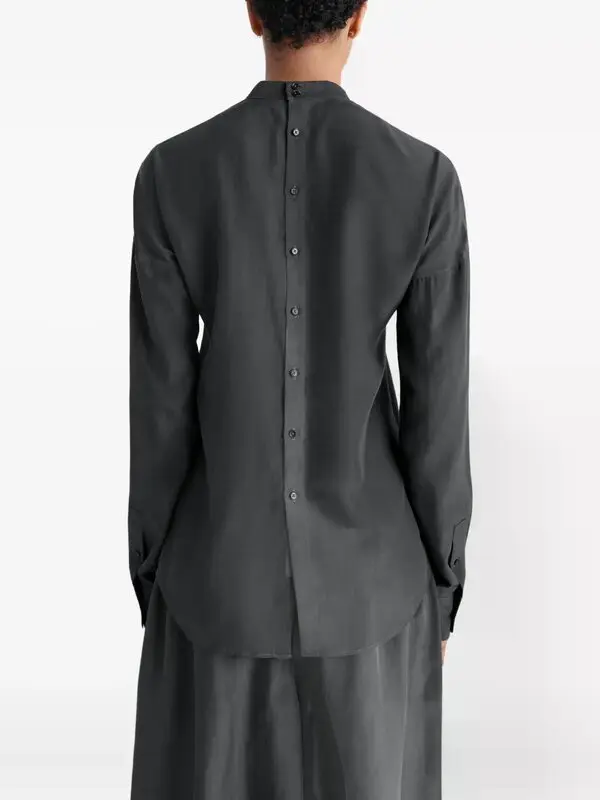 LEMAIRE Long-sleeve Plastron Blouse