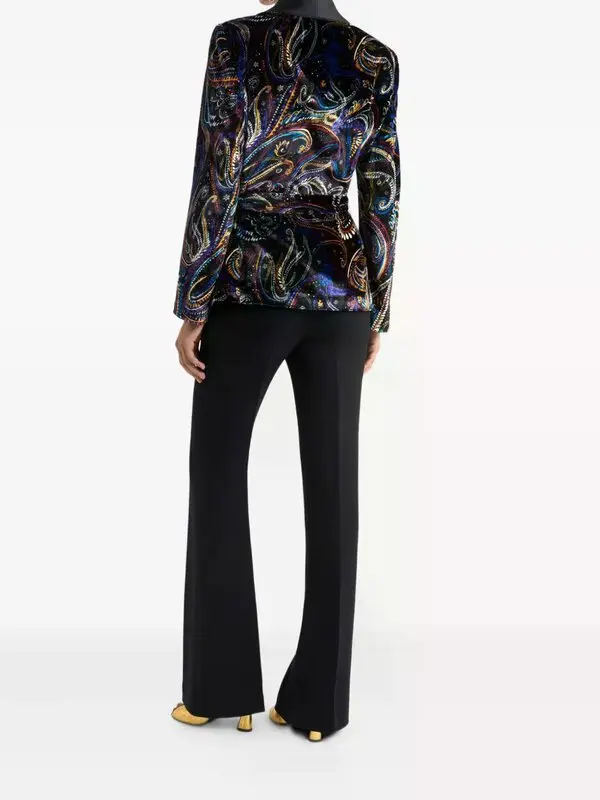 Etro Paisley Velvet Blazer
