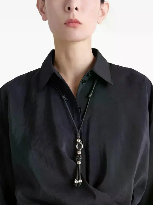 LEMAIRE Love-knot Nappa-leather Necklace