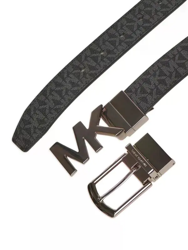 Michael Kors Logo-pattern Buckle Belt