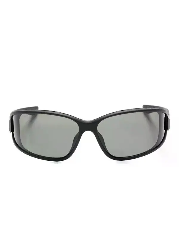 Gucci Shield-frame Sunglasses - Black