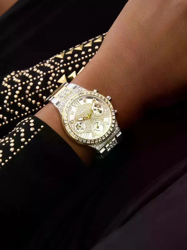 Guess 36mm Crystal-embellished Quartz Watch