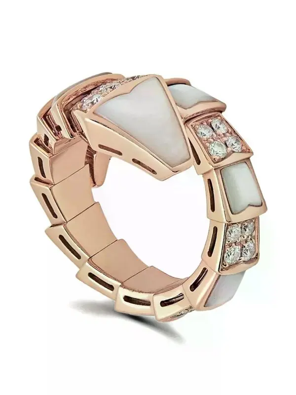 BVLGARI Serpenti Viper Diamond Ring - Gold