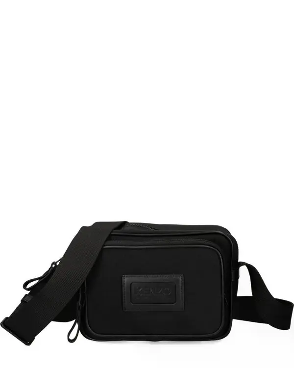 Kenzo Kommutter Zip Shoulder Bag - Black