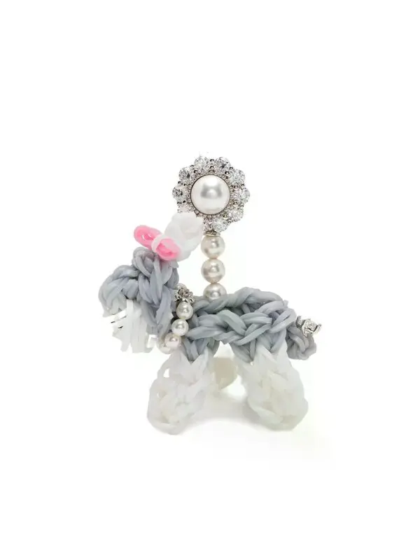 SHUSHU/TONG Puppy Earrings - White