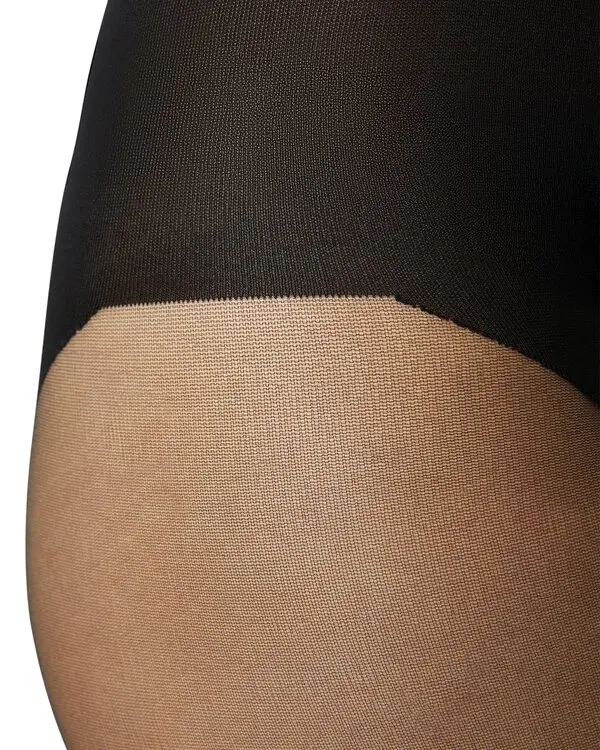 Hue Dotted Back Seam Control Top Tights