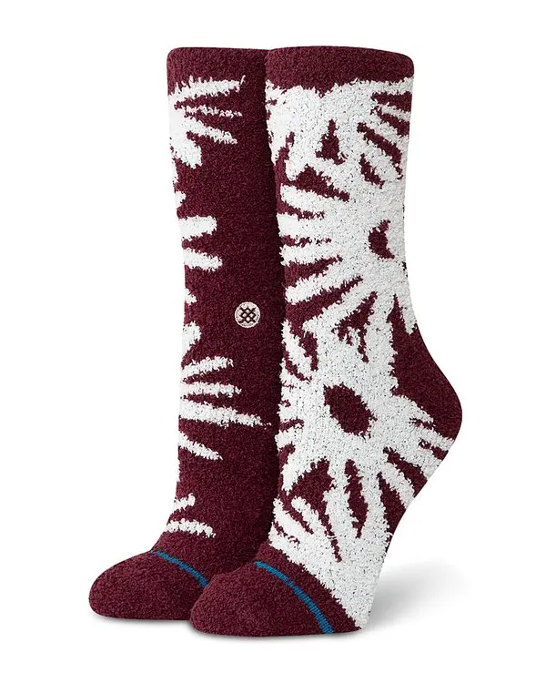 Stance Daisies Cozy Crew Socks - Fig