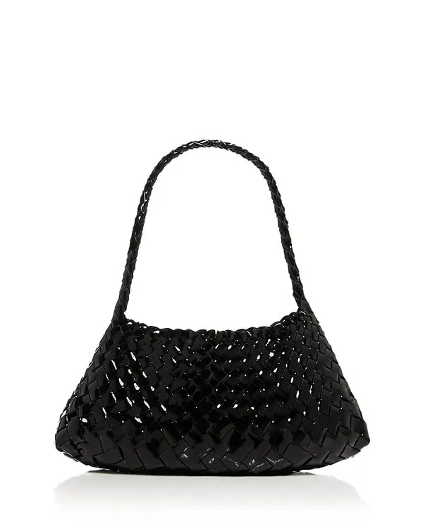 Dragon Diffusion Rosanna Woven Shoulder Bag - Black