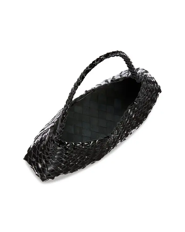 Dragon Diffusion Rosanna Woven Shoulder Bag - Black