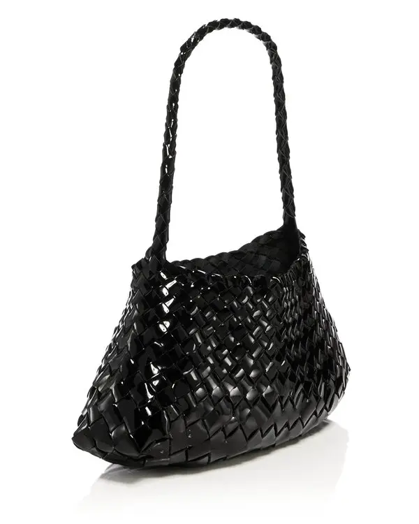 Dragon Diffusion Rosanna Woven Shoulder Bag - Black