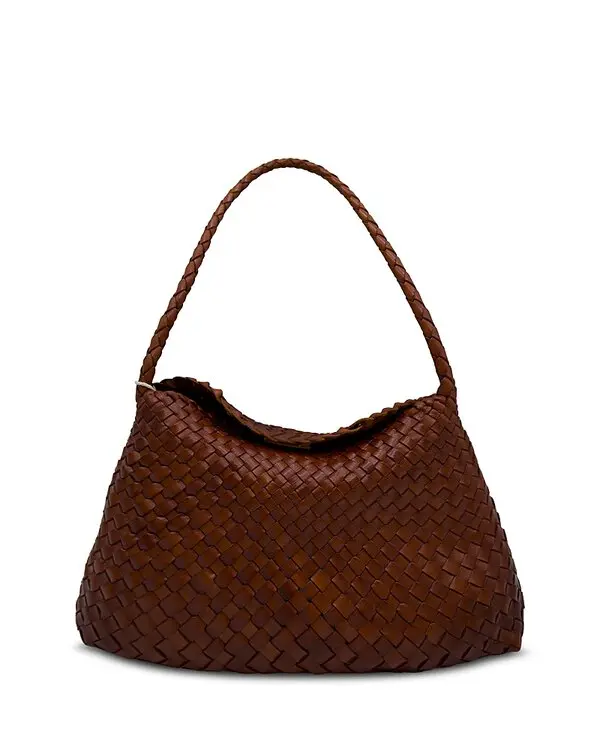 Dragon Diffusion Santa Maria Woven Shoulder Bag - Tan
