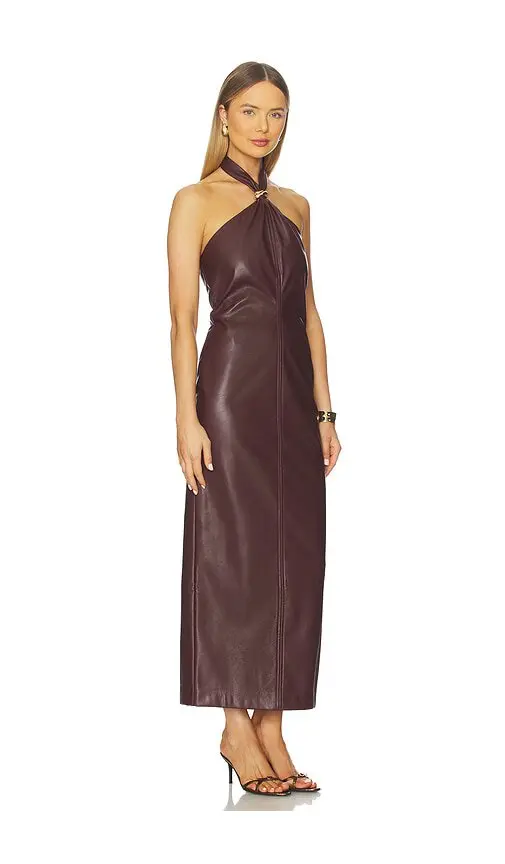 4TH & RECKLESS Rhea Faux Leather Dress