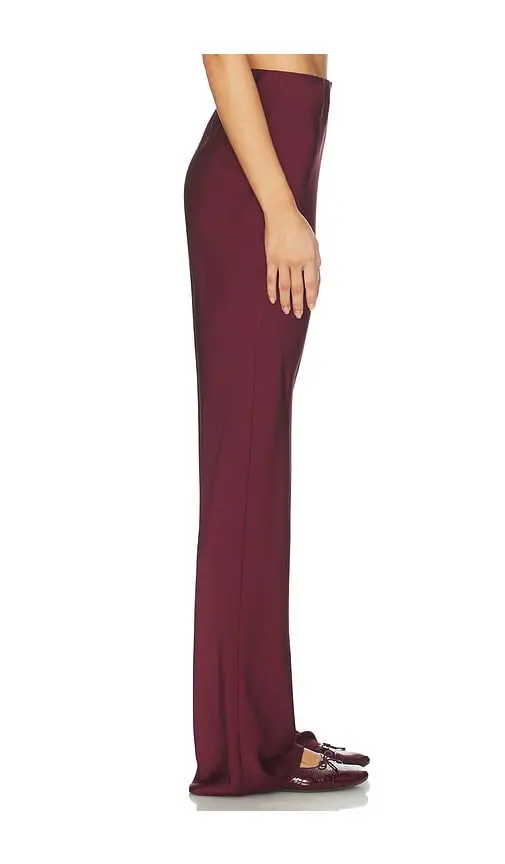 SRG Lennon Silk Pant - Oxblood