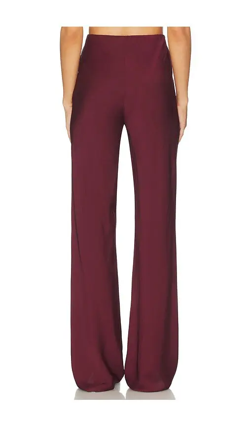 SRG Lennon Silk Pant - Oxblood